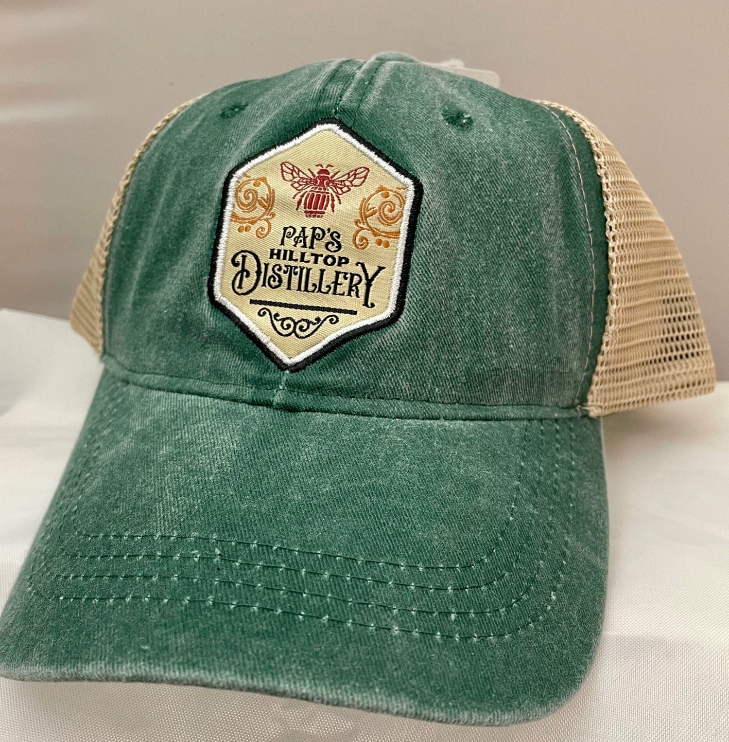 Foam Green Distillery Cap | Paps Hilltop Honey & Distillery